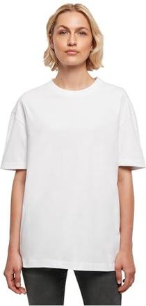 Build Your Brand T- Shirt Femme surdimensionné Boyfriend, Blanc