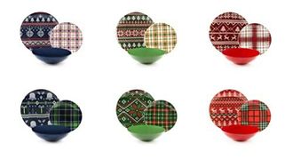 Excelsa Fall Winter Service de vaisselle 18 pièces, porcelaine et Stoneware, 6 personnes