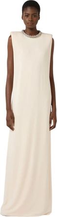 Elisabetta Franchi Femme, Robes, Beige, Taille: 38 FR Red Carpet Dress
