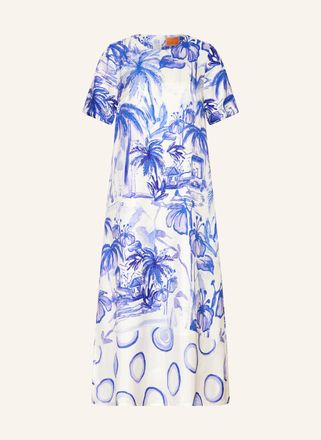 Annas Annas Seidenkleid blau