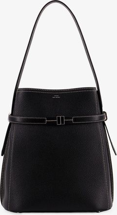 Toteme Hammered leather bucket bag with strap on the front - TOTEME - gender_Woman