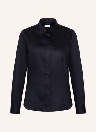 Seidensticker Seidensticker Hemdbluse, Klassische Bluse schwarz