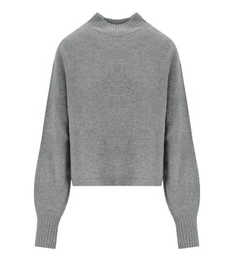 Twin-Set PULL &Agrave; COL ROUL&Eacute; GRIS TWINSET