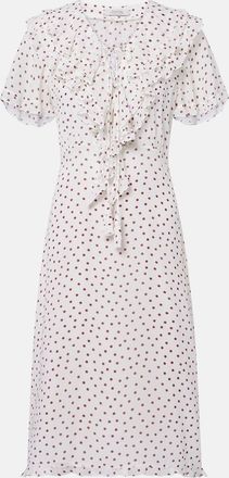 Dorothee Schumacher Midikleid Dancing Dots aus Georgette mit Polka-Dots