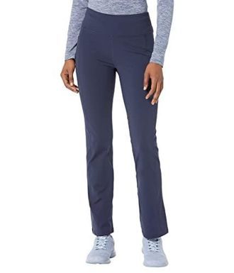Skechers Go Walk High Waisted Pant Joy - 4-Way Stretch, Moisture-Wicking, Layered Waistband Leggings, Bleu Marine, X-Small Petite Femme