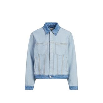 Arte Veste denim &agrave; col classique en coton