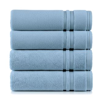 Egeria Manhattan Gold Handt&uuml;cher, 50x100 cm, Weiches und saugf&auml;higes Handt&uuml;cher Set f&uuml;r Bad, Dusche und den t&auml;glichen Gebrauch, 4 Pack, Hellblau