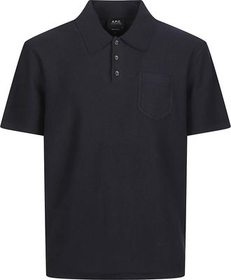 A.P.C. A.p.c., Homme, Tops, Bleu, Taille: S Eliot Polo