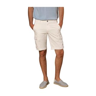 Mason's Homme, Shorts, Blanc, Taille: L Slim Fit Cargo Bermuda Shorts