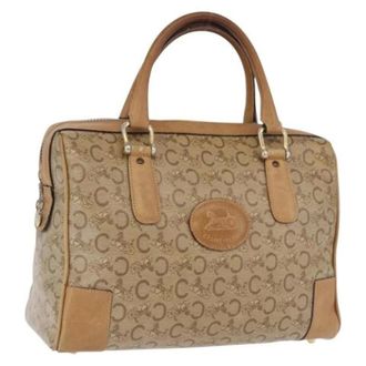 Celine Pre-owned Vintage Boston Bag - Femme - Pre-owned - Beige - Taille: ONE Size