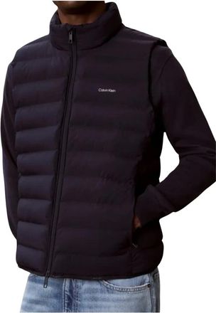 Calvin Klein Gilet matelass&eacute; l&eacute;ger en nylon classique - Homme - Vestes - Bleu - Taille: M