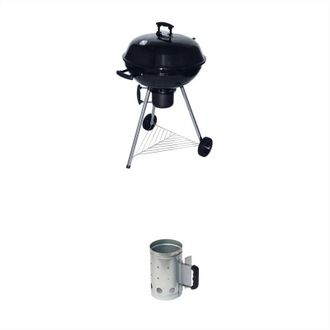 Sweeek Sweeek - Barbecue charbon de bois Georges + chemin&eacute;e dallumage