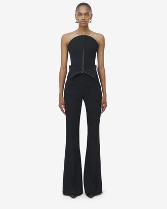 Alexander McQueen Taillierte Hose mit umgeschlagener Taille - Item 810352QJADA1000