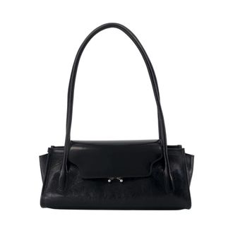 Marni Sac port&eacute; &eacute;paule Trunkette - Femme - Sacs - Noir - Taille: ONE Size