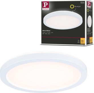 Paulmann 71152 Paulmann LED Panel Atria Shine Backlight IP44 rund 190mm 11,2W 850lm 3000K Weiß Lichtpanel