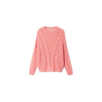 Twinset Oversized Mohair Pullover - - Knitwear - Damen - Rosa - M