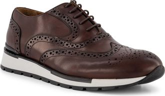 Prime Shoes Herren Sneaker braun Glattleder