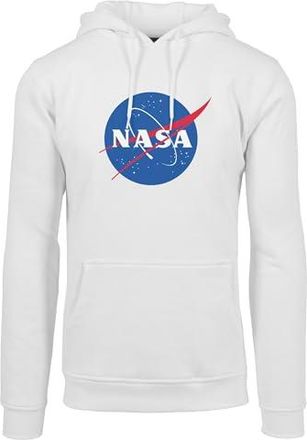 Mister Tee NASA Hoodie Sweat à Capuche Homme, White, XS