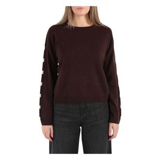 Kaos Rundhals-Strickware - - Knitwear - Damen - Braun - M