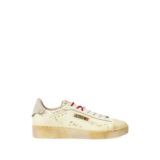 Autry Homme, Chaussures, Blanc, Taille: 43 EU Dallas Low Super Vintage