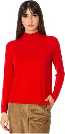 Max Mara Ofridi Turtleneck - Femme - Pulls - Rouge - Taille: 40 FR