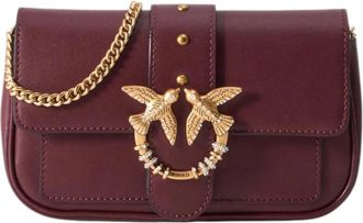 Pinko Pinko - Love Bag Pocket - Femme - Sacs - Brun - Taille: ONE Size