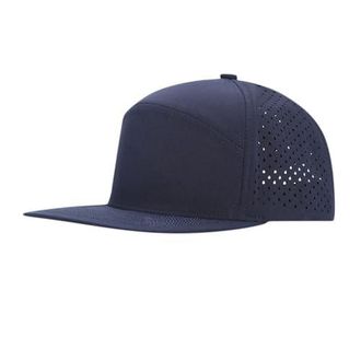 Generic Casquette de Baseball &agrave; Bord Plat pour Hommes, Chapeau de Performance r&eacute;glable, Casquette perfor&eacute;e (Navy, One Size)