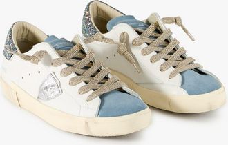 Philippe Model Baskets bi-mati&egrave;re en cuir