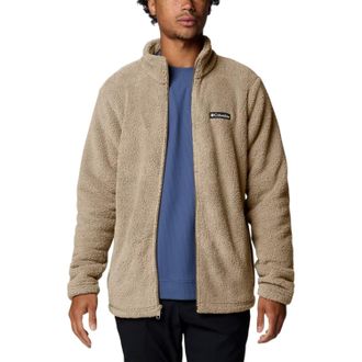 Columbia Fleecejacke f&uuml;r Herren, Durchgehender Rei&szlig;verschluss, Lang&auml;rmlig (Fossil)