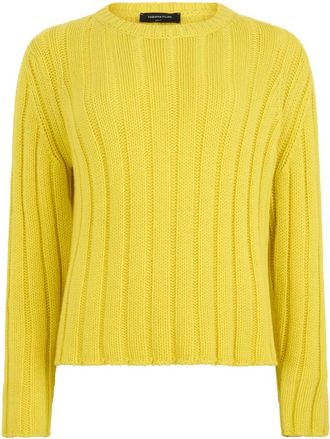 Fabiana Filippi Femme, Pulls, Jaune, Taille: 38 FR Tricots