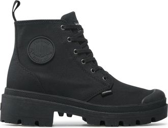 Palladium Schnürstiefeletten Palladium Pallabase Twill 96907-008-M Schwarz