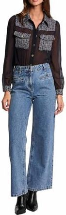 Morgan 252-COSCAR Chemisier, Marine M, 42 Femme