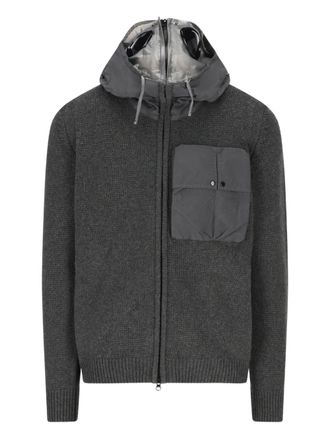 C.P. Company hoodie &agrave; fermeture zipp&eacute;e - Gris