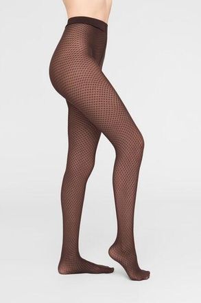 Calzedonia Strumpfhose Mit Rauten Braun