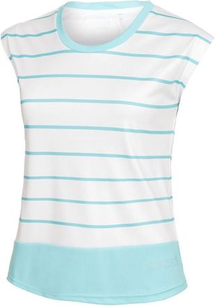 Limited Capsleeve Shirt Damen T-Shirt wei&szlig;-t&uuml;rkis XL