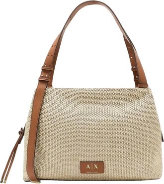 A|X Armani Exchange Femme, Sacs, Beige, Taille: ONE Size Alice M Shoulder Bag