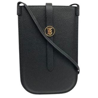 Burberry Sac bandouli&egrave;re en cuir Pre-owned - Femme - Pre-owned - Noir - Taille: ONE Size