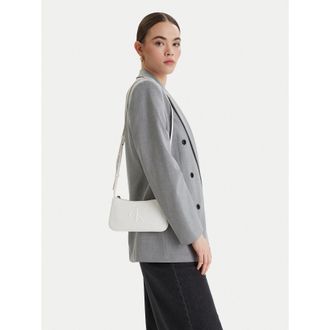 Calvin Klein Handtasche Calvin Klein Bold Ck Mini Bag LV04F1125G Wei&szlig;