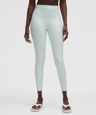 lululemon Legging Wunder Under SenseKnit taille haute pour Femmes - 64 cm - Vert - Taille 10