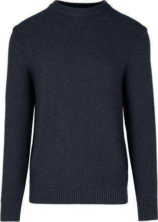Bomboogie Homme, Pulls, Bleu, Taille: S Pull en maille c&ocirc;tel&eacute;e &agrave; col rond