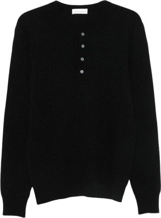 Roberto Collina Rundhals-Pullover - - Knitwear - Herren - Schwarzk - M