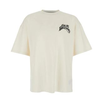Amiri T-Shirt mit Print-Logo vorne und hinten - - Tops - Herren - Wei&szlig; - XL