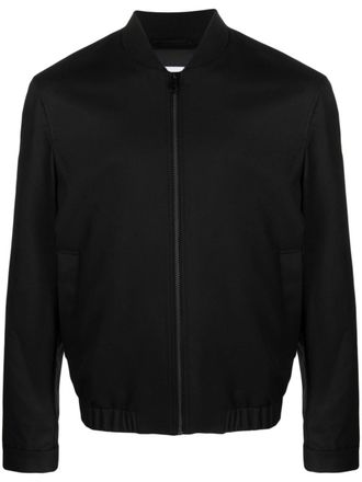 Calvin Klein veste zippée à col officier - Noir