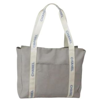 Chanel Pre-owned Nylon Tote Bag - - Pre-owned - Damen - Grau - ONE SIZE