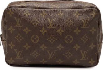 Louis Vuitton 1982 Monogram Trousse Toilette 23 clutch bag - Braun