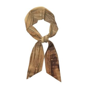 Generic &Eacute;charpe vintage en bois pour femme - &Eacute;charpe pour sacs &agrave; main - Panneau color&eacute; en satin de soie - Pour le sport, le yoga, le visage