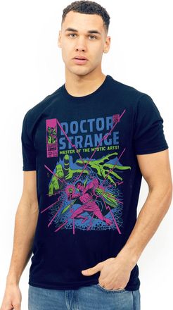 MARVEL Herren Doctor Strange Master T-Shirt, Navy, XL