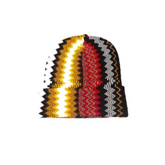 Missoni Geometrische Fantasy Wollmischung Beanie M&uuml;tze - - Accessories - Damen - Mehrfarbig - ONE SIZE