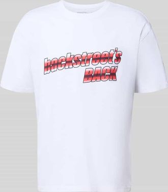Mister Tee Regular Fit T-Shirt aus reiner Baumwolle Modell Backstreet Boys