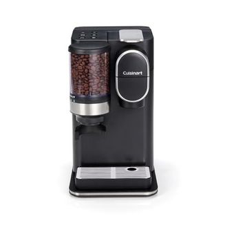 Cuisinart Kaffeemaschine f&uuml;r eine Tasse, gemahlen und gebr&uuml;ht | Single serve Filterkaffee | Eingebautes Kegelmahlwerk aus Edelstahl | 3 Tassengr&ouml;&szlig;en w&auml;hlen | Wi